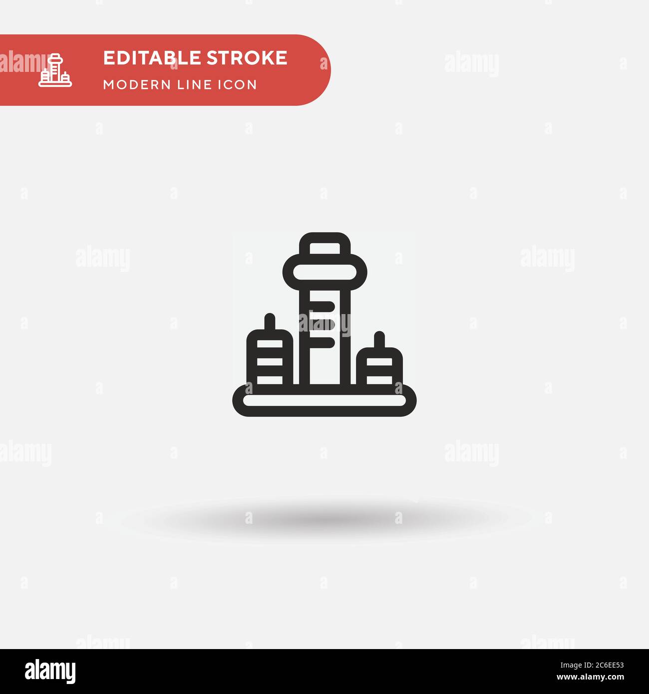 Cityscape Simple vector icon. Illustration symbol design template for ...