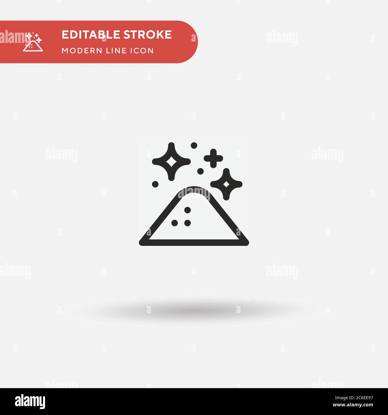 Dust Simple vector icon. Illustration symbol design template for web ...