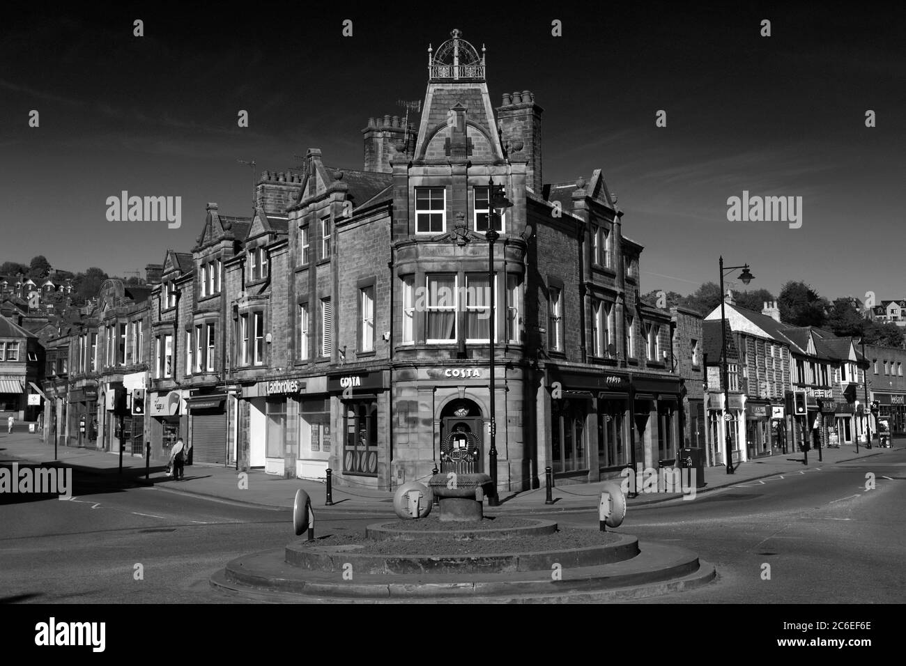 Outdoors scene scenery outdoor scenic view place outside Black and ...