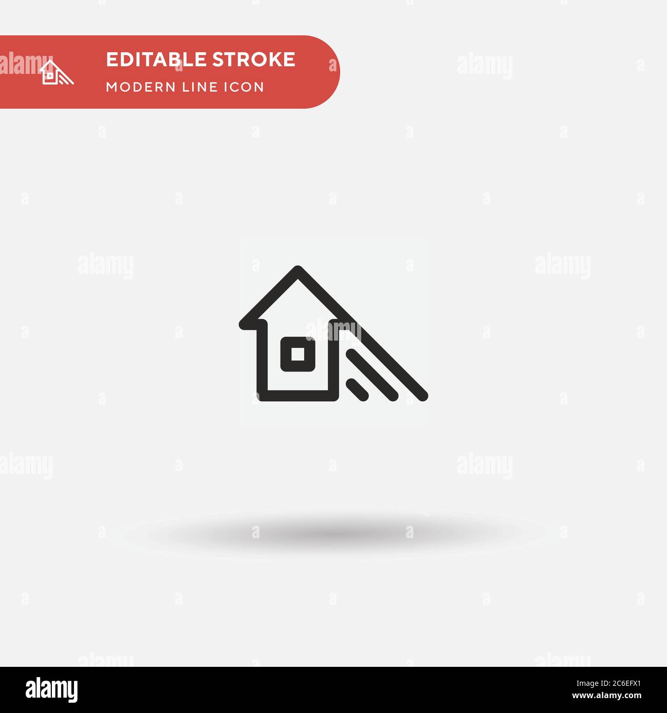 Shadow Simple vector icon. Illustration symbol design template for web ...