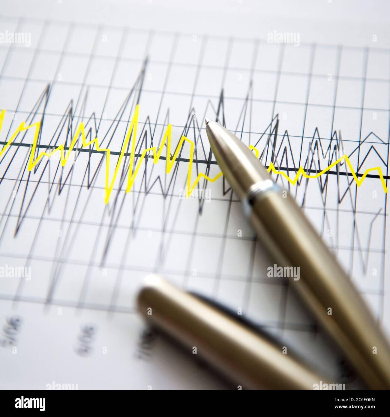 Business graph in blur background Stock Photo - Alamy