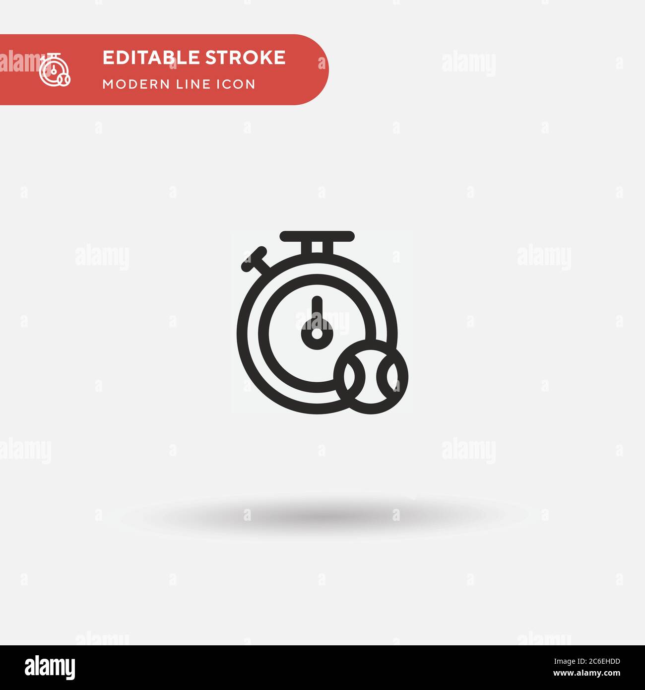 Ball Simple vector icon. Illustration symbol design template for web mobile UI element. Perfect ...