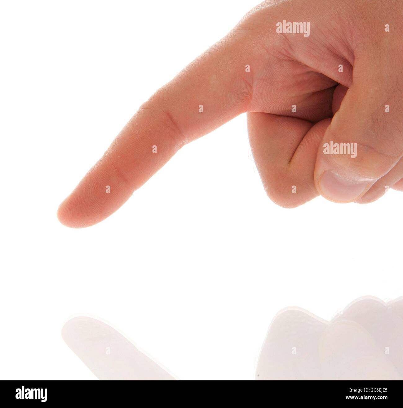 Tablet touch hand gesture Stock Photo - Alamy