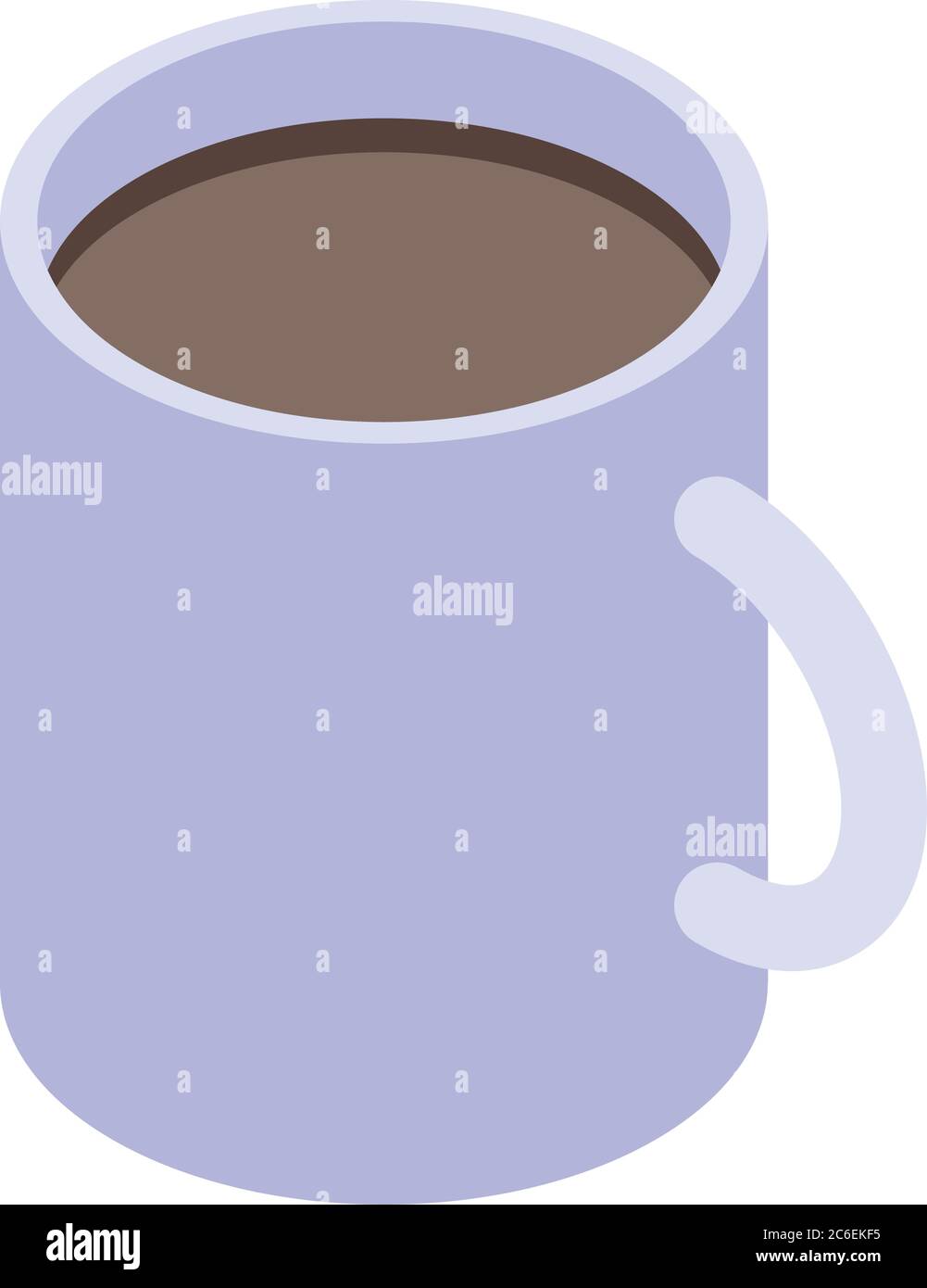 Coffee mug isometric style Stock Vector Images - Alamy