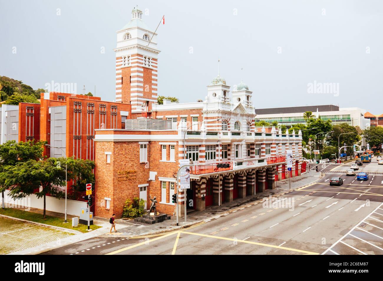 Singapore Central Fire Station Stock Photo - Alamy