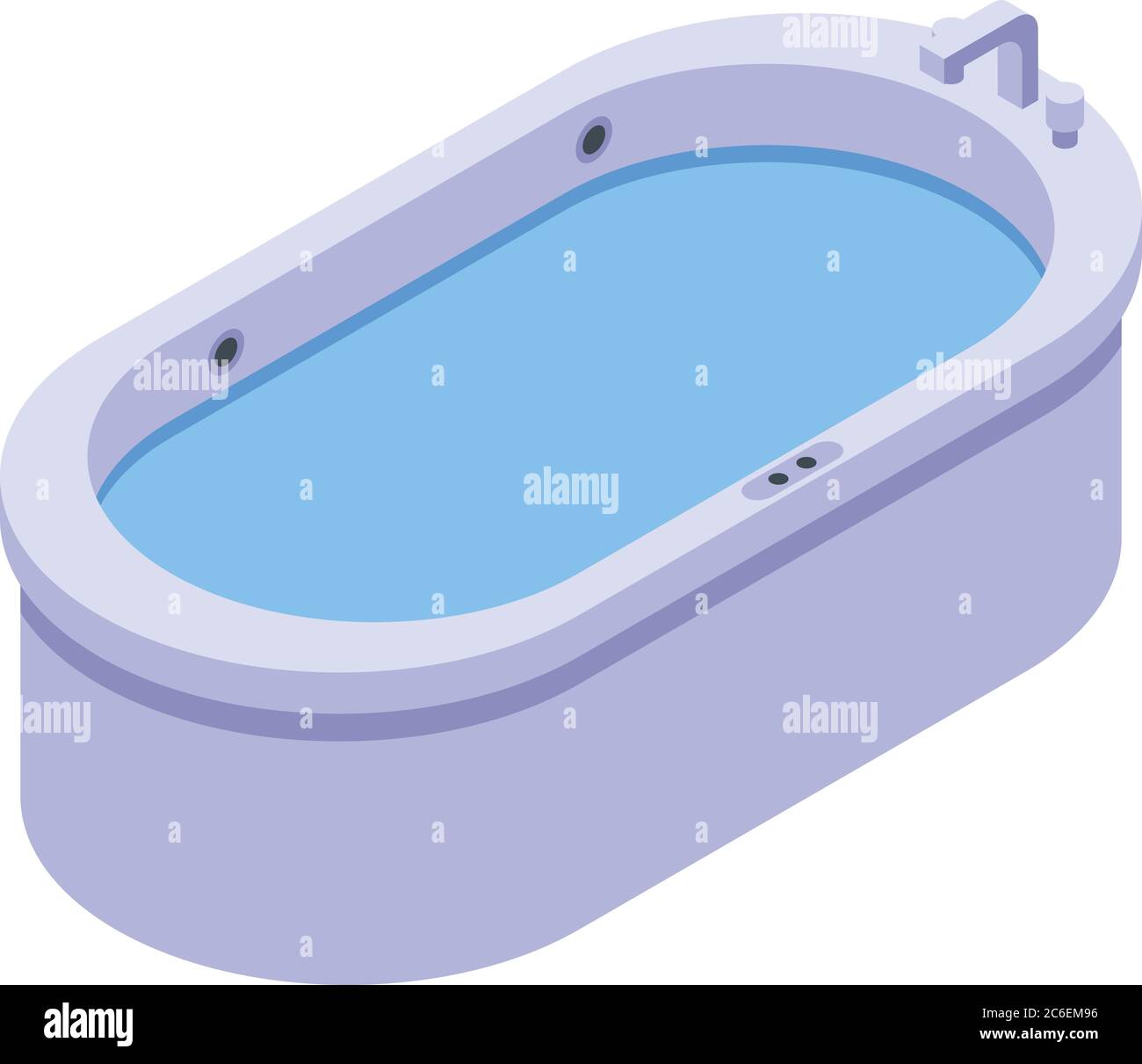 Woman enjoying bubble bath Stock Vector Images - Alamy