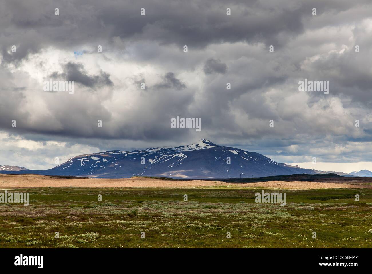 Stone and ash wasteland - volcanic landscape Stock Photo - Alamy