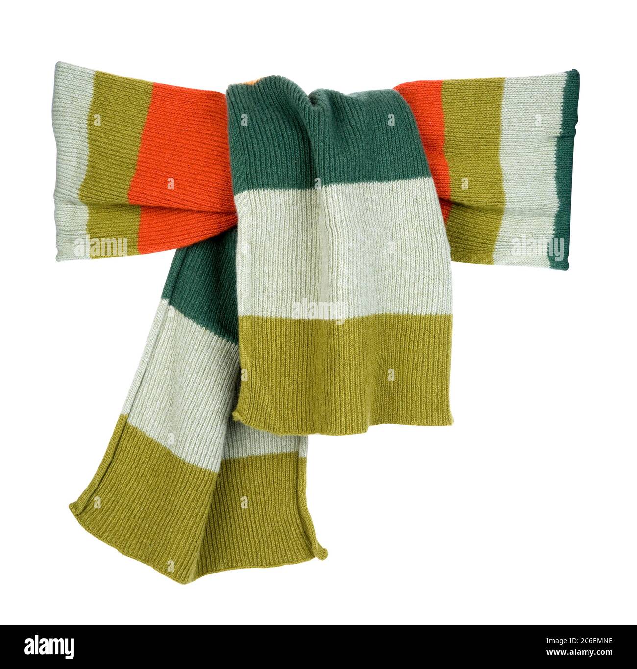 Scarf knot isolated Stock Photo - Alamy