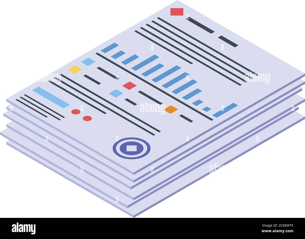 Printed graph Stock Vector Images - Alamy