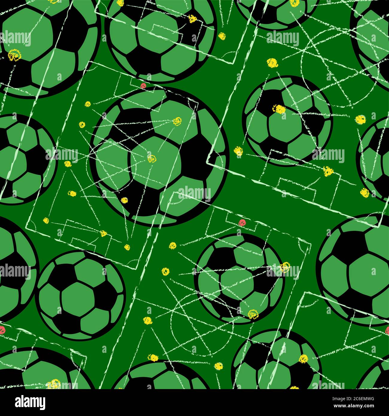 Soccer Pattern Vector