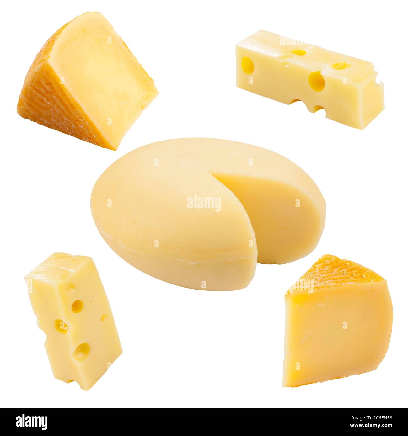 Cheese variety set Stock Photo - Alamy
