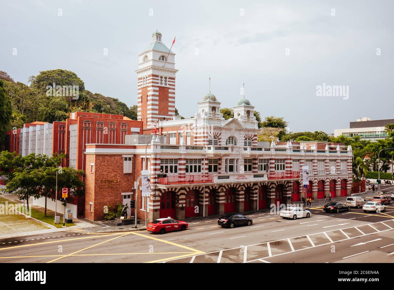 Singapore Central Fire Station Stock Photo - Alamy