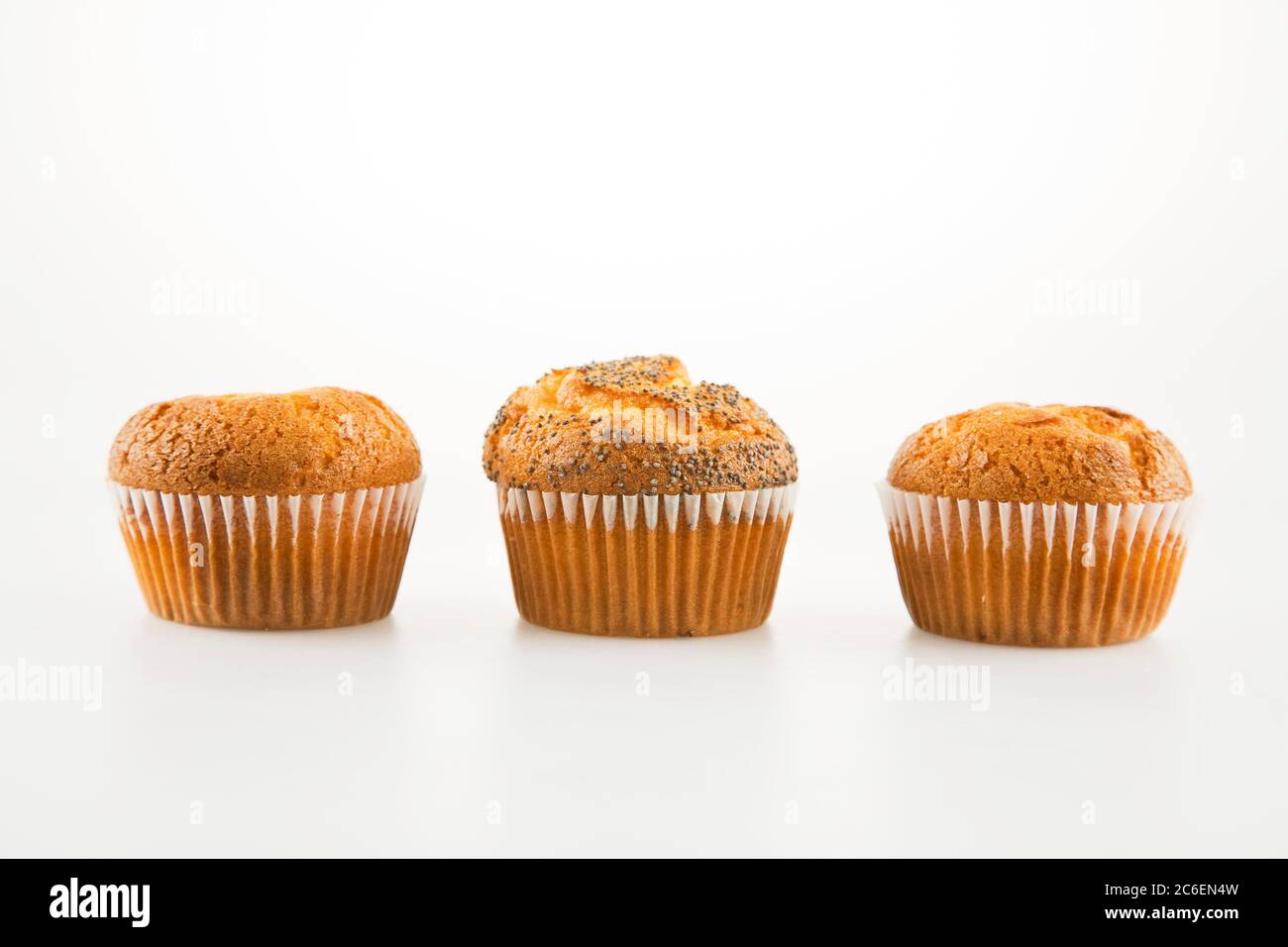 Muffins in studio background Stock Photo - Alamy