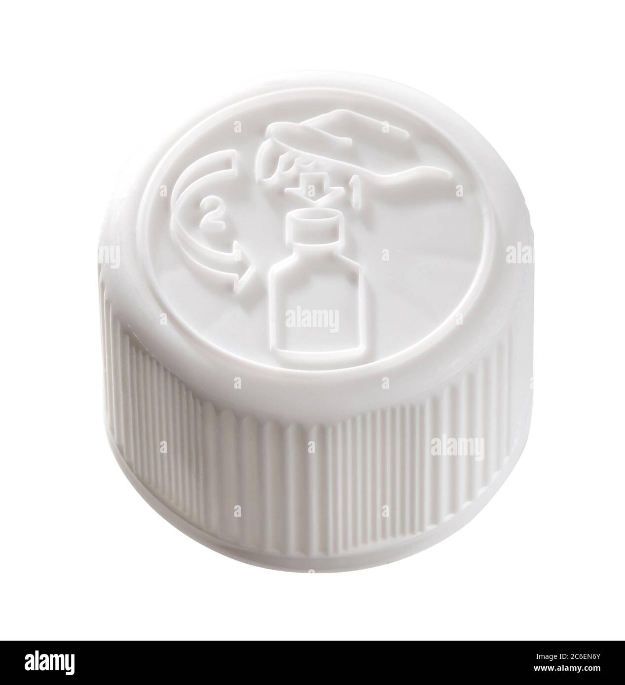 Secure medicine cap package isolated with clipping path Stock Photo - Alamy