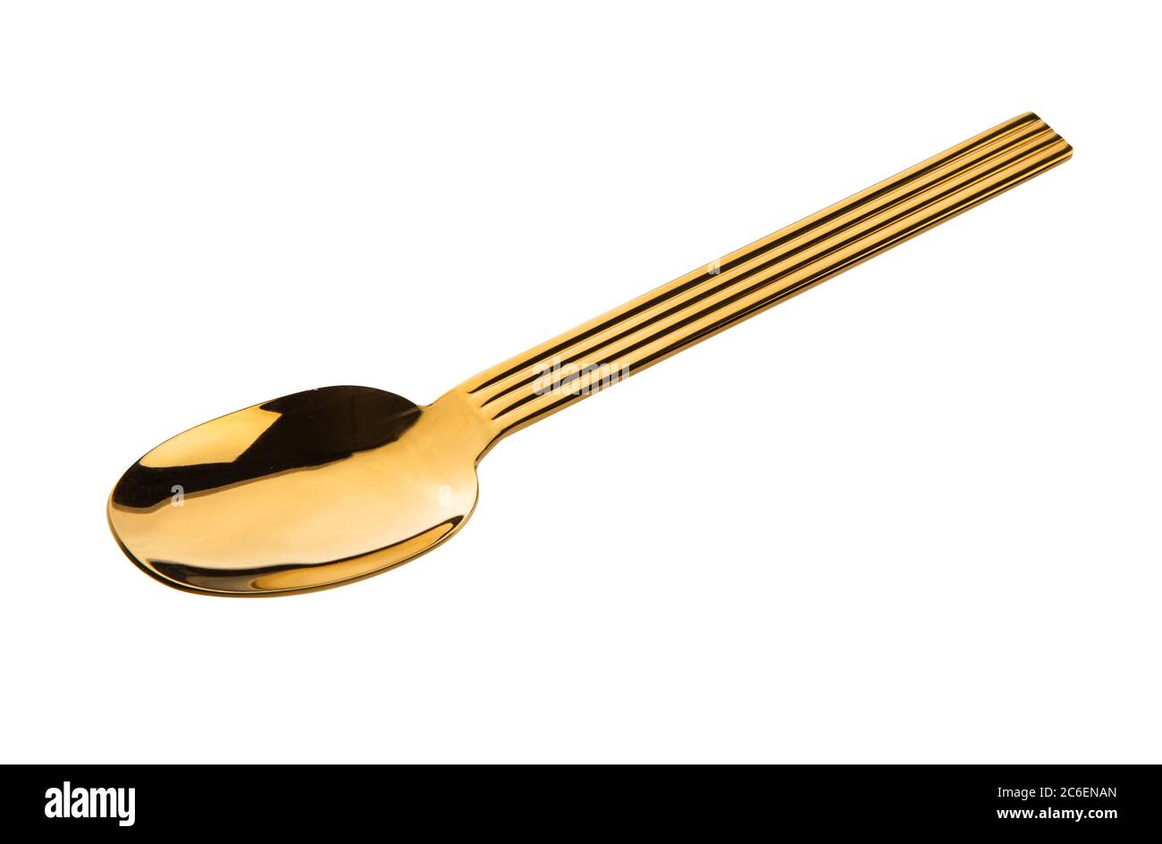 Golden spoon set hi-res stock photography and images - Alamy