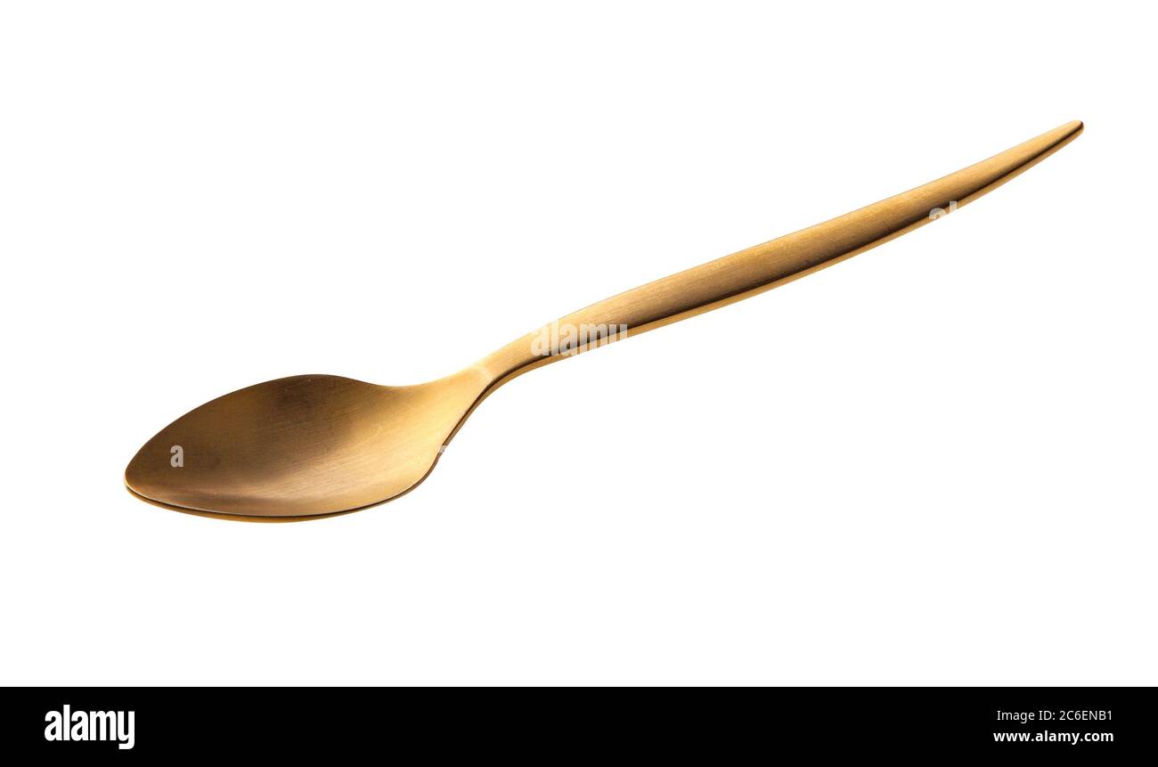 Golden spoon set hi-res stock photography and images - Alamy