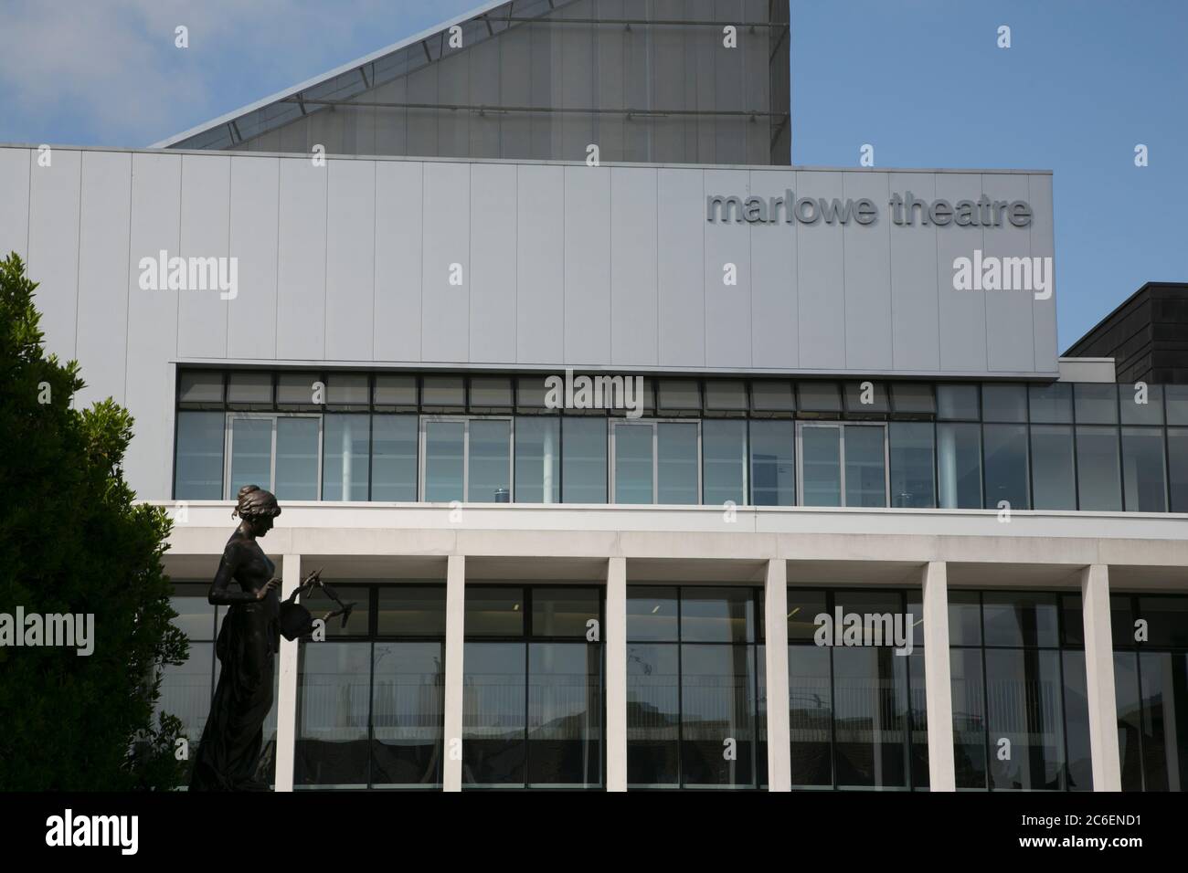 Landscape image of the Marlowe Theatre in Canterbury Stock Photo - Alamy