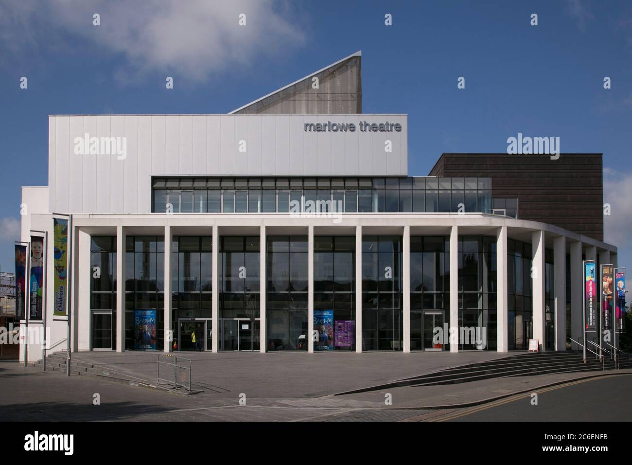 Landscape image of the Marlowe Theatre in Canterbury Stock Photo - Alamy