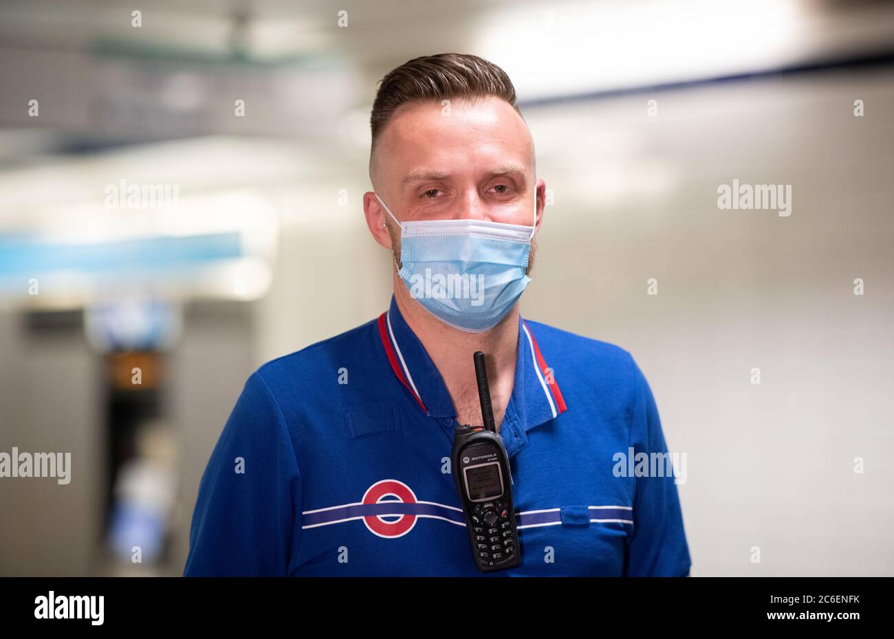Tfl staff mask hi-res stock photography and images - Alamy