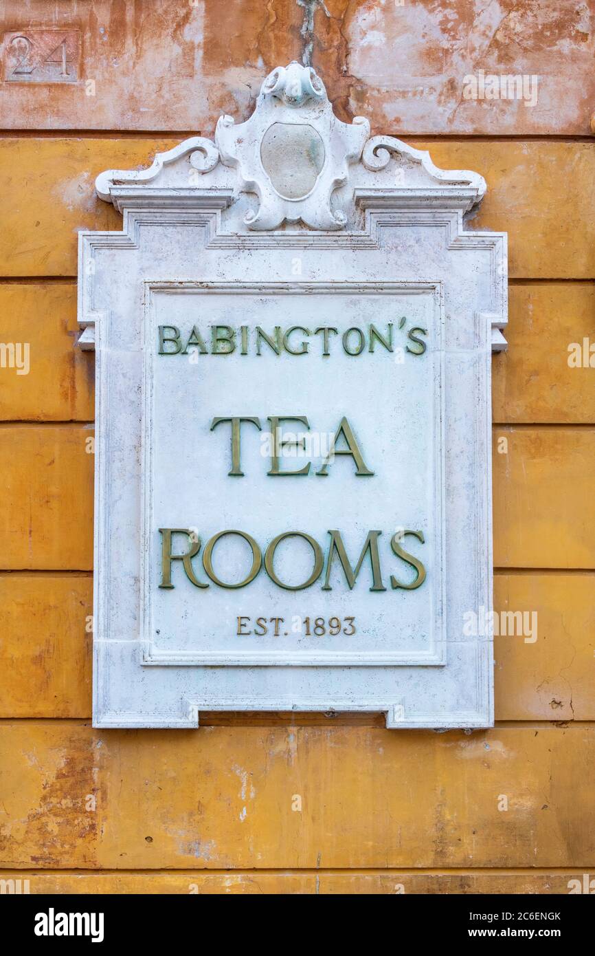 Italy, Lazio, Rome, Piazza di Spagna, Babington's Tea Rooms Stock Photo ...