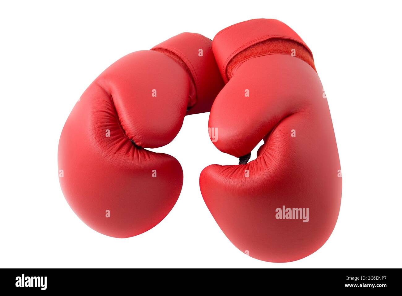Red boxing gloves isolated Stock Photo - Alamy