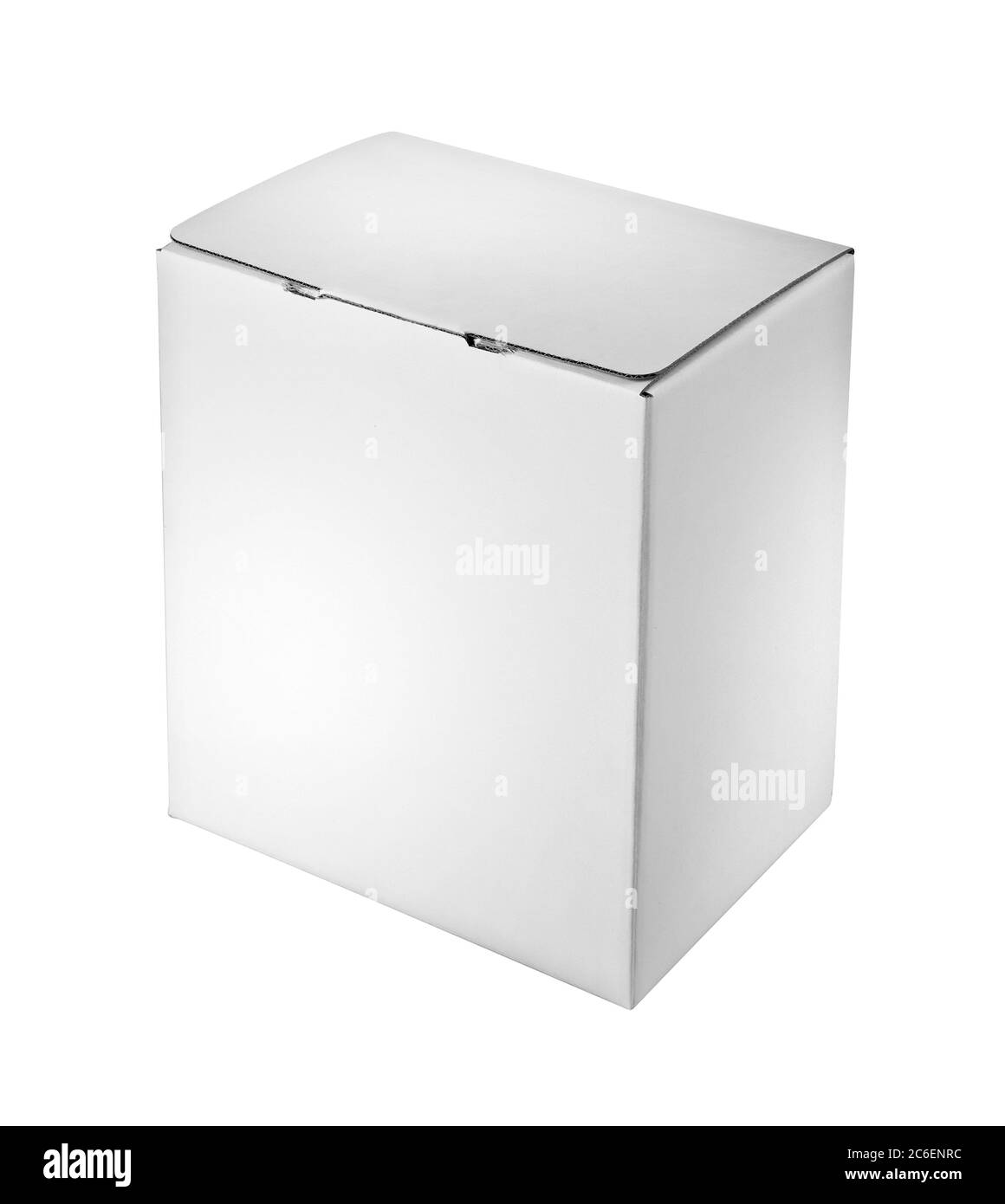 Blank white cardboard box Stock Photo - Alamy
