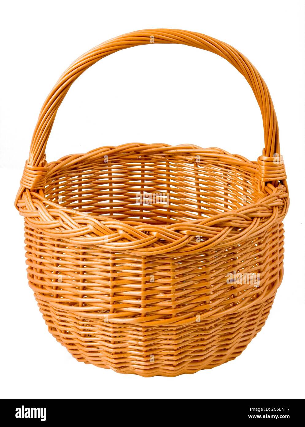 Empty basket isolated Stock Photo - Alamy