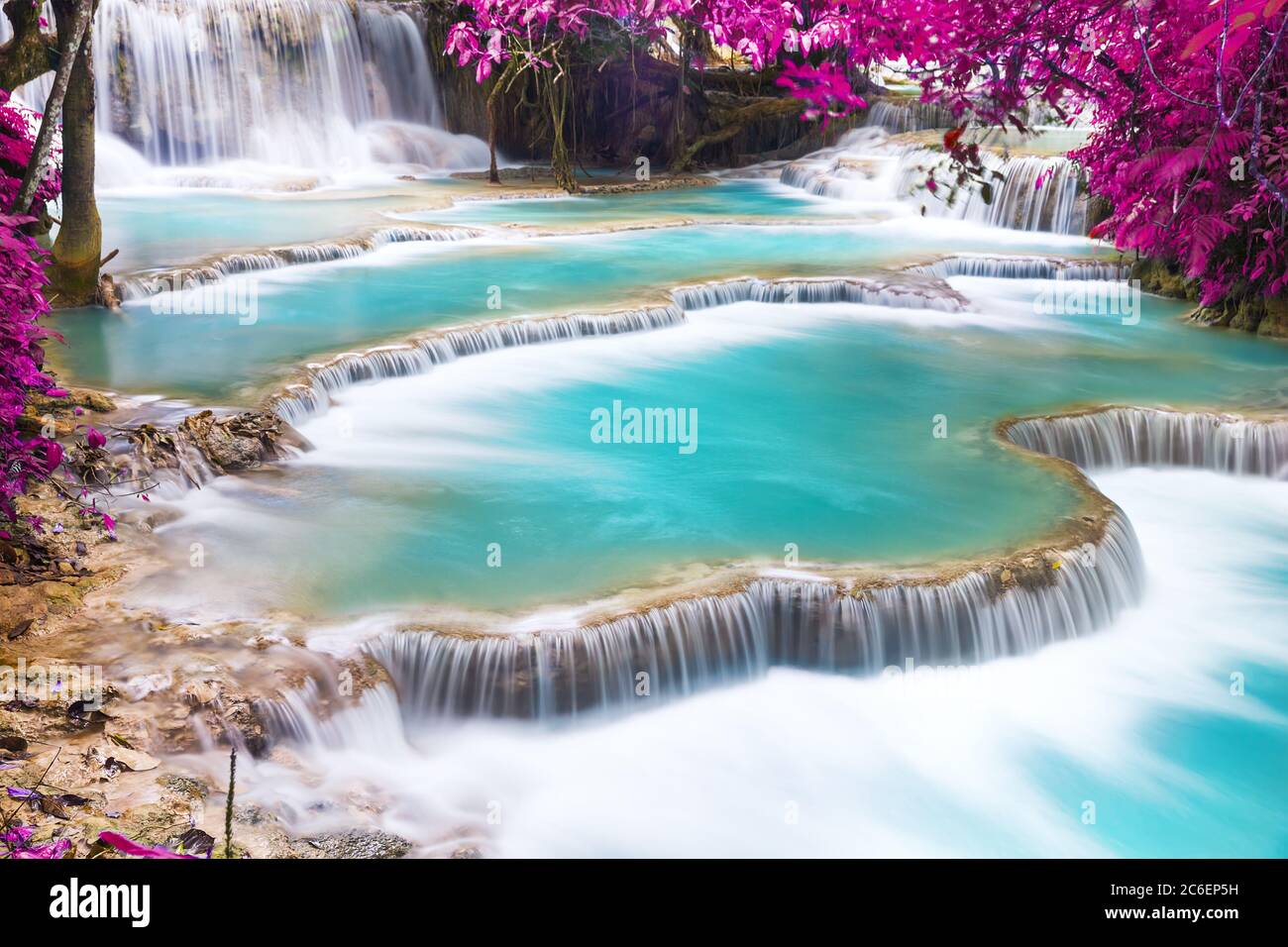 Luang prabang laos waterfall hi-res stock photography and images - Alamy
