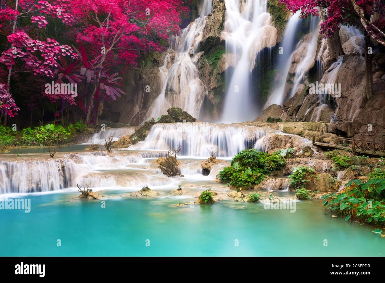 Luang prabang laos waterfall hi-res stock photography and images - Alamy
