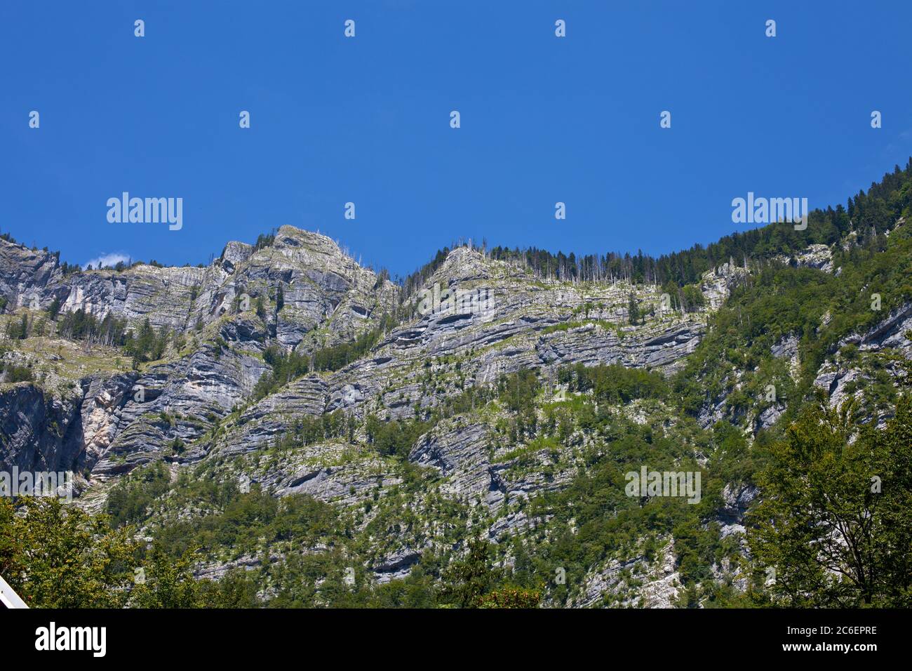Mountain ridge Slovenia Stock Photo - Alamy