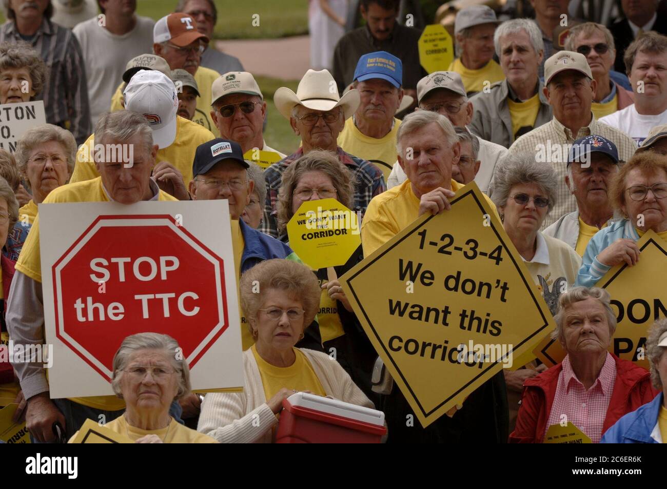 Austin, Texas May 3 2005: Texans rally at the State Capitol to protest ...