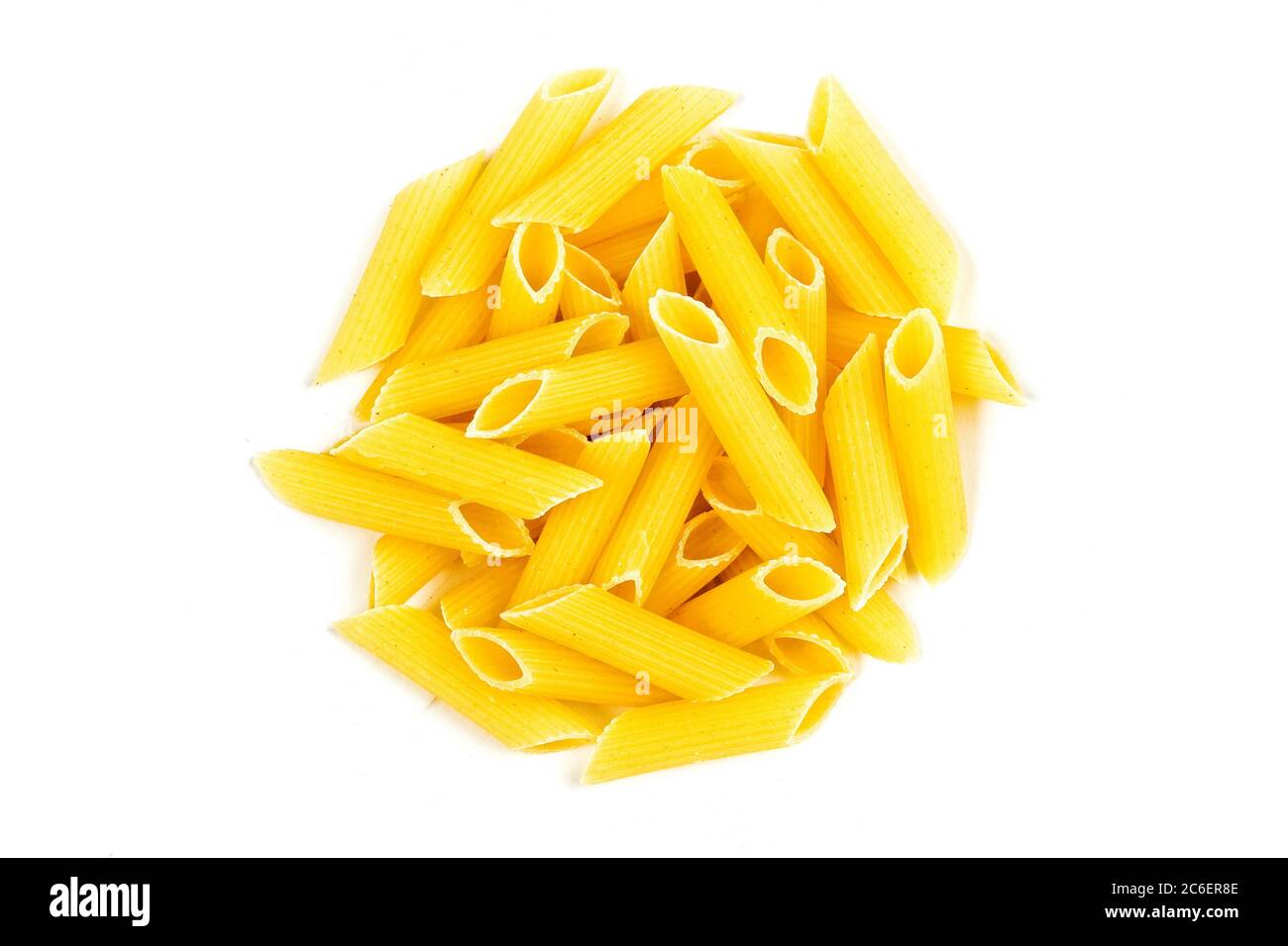 Italian pasta isolated on white Stock Photo - Alamy