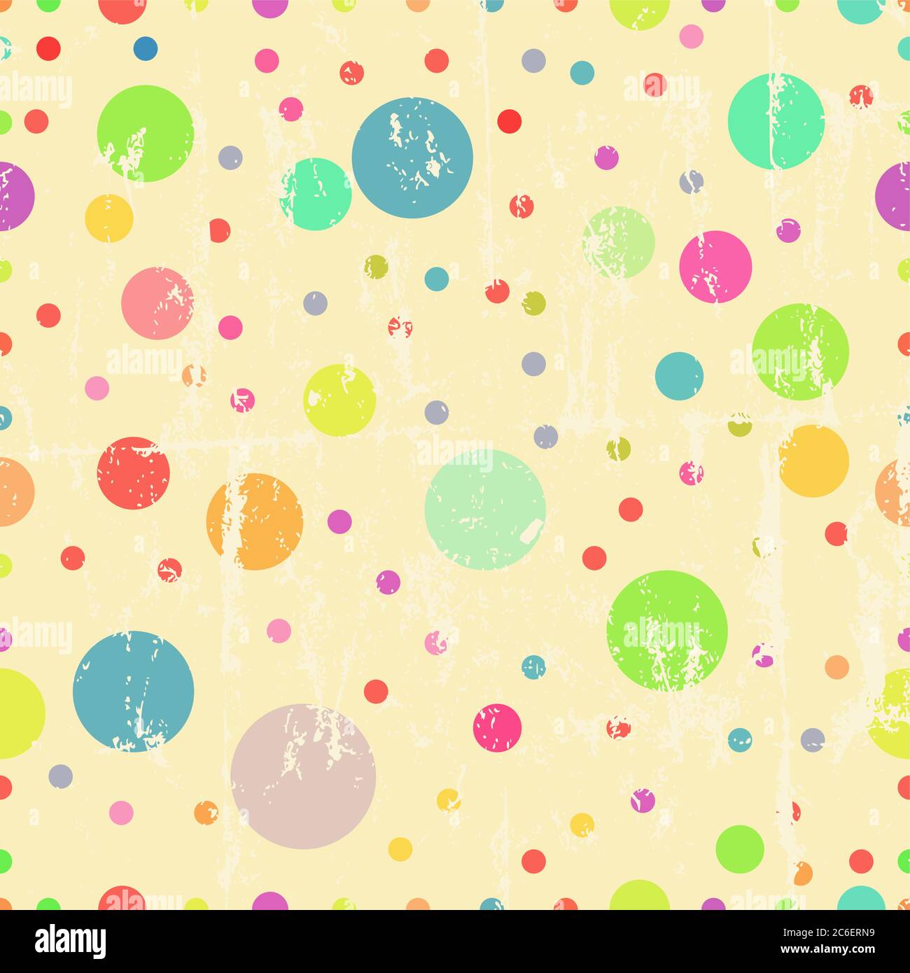 seamless polka dots background, vector Stock Vector Image & Art - Alamy