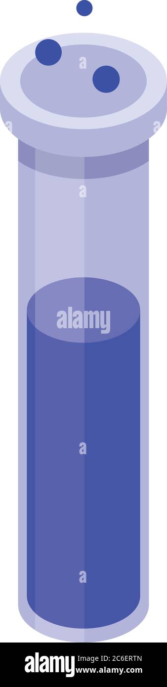 Boiling test tube icon, isometric style Stock Vector Image & Art - Alamy