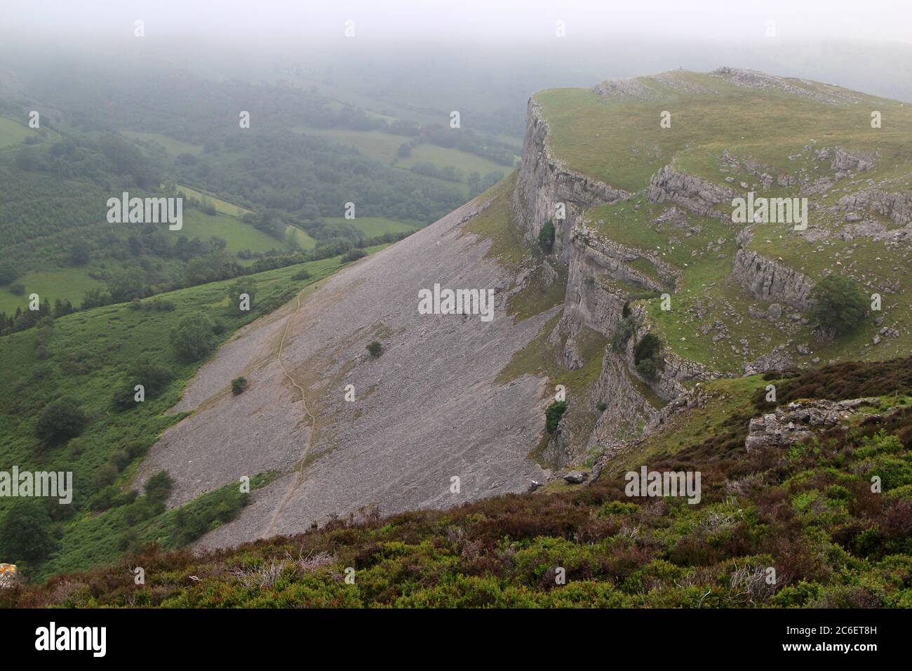 Eglwyseg cliffs hi-res stock photography and images - Alamy