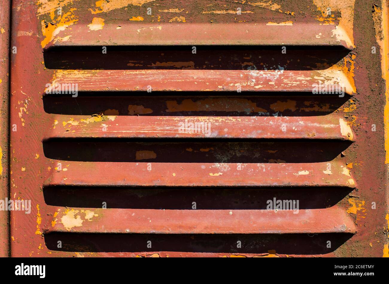 Old scratched paint and rust metal surface, air vent Stock Photo - Alamy