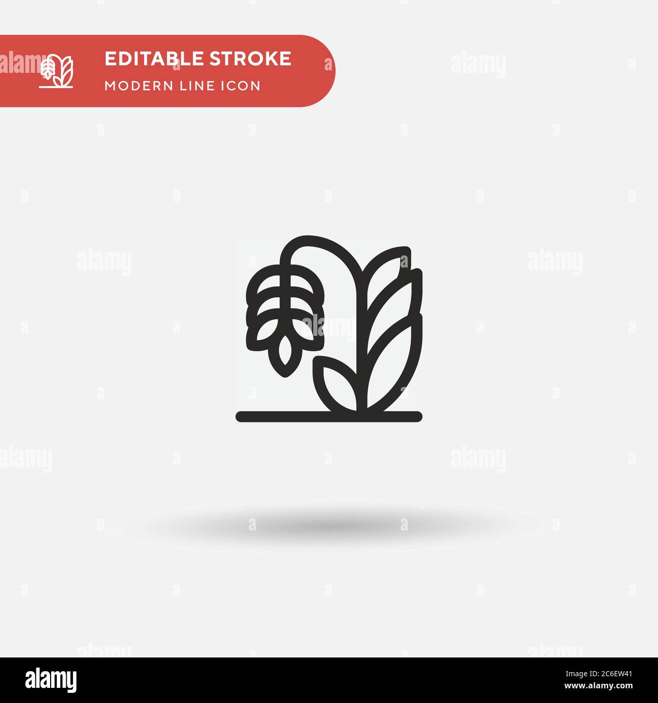 Branch Simple vector icon. Illustration symbol design template for web ...