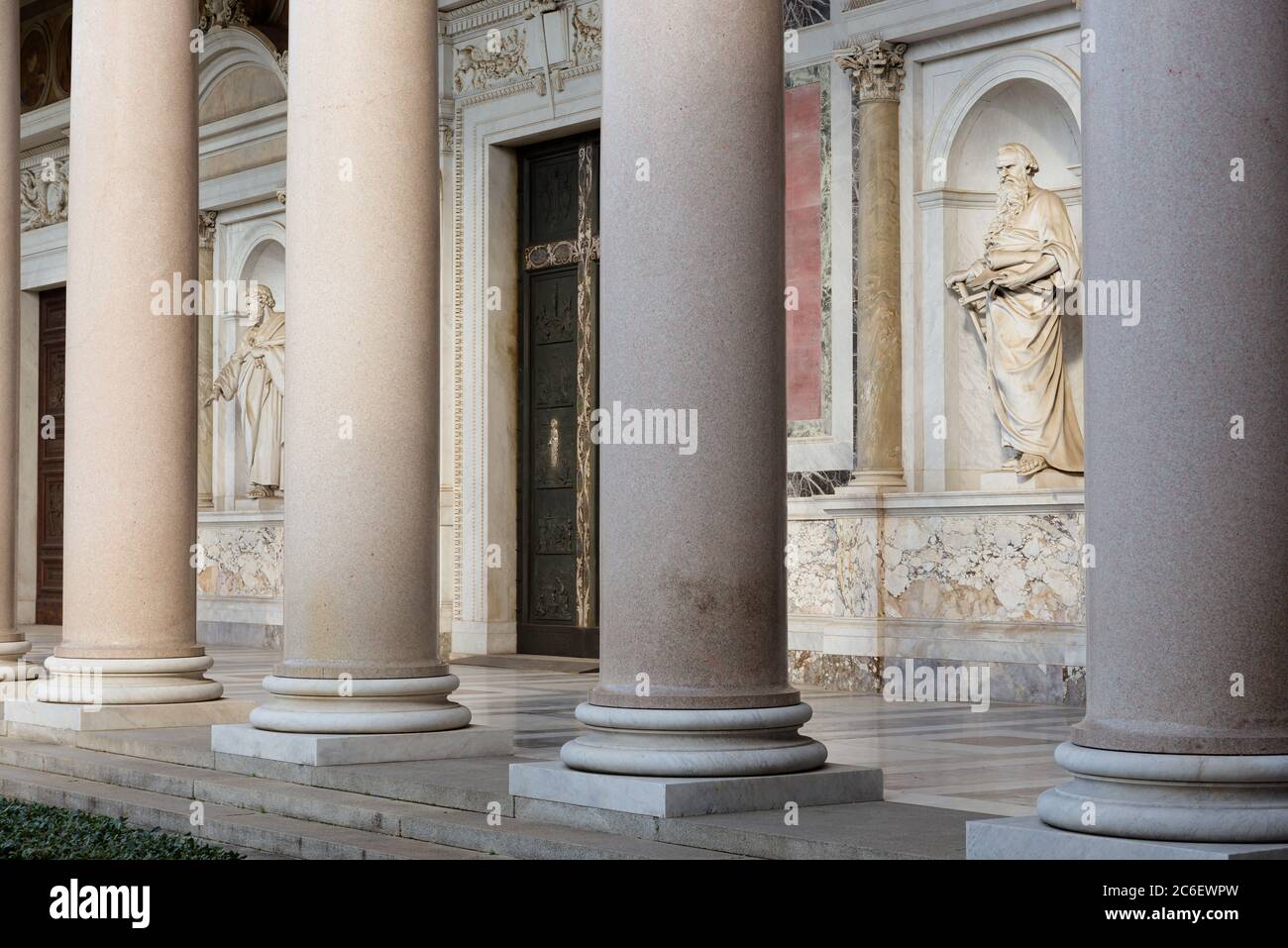 Papal Basilica of Saint Paul outside the Walls or San Paolo, via ...
