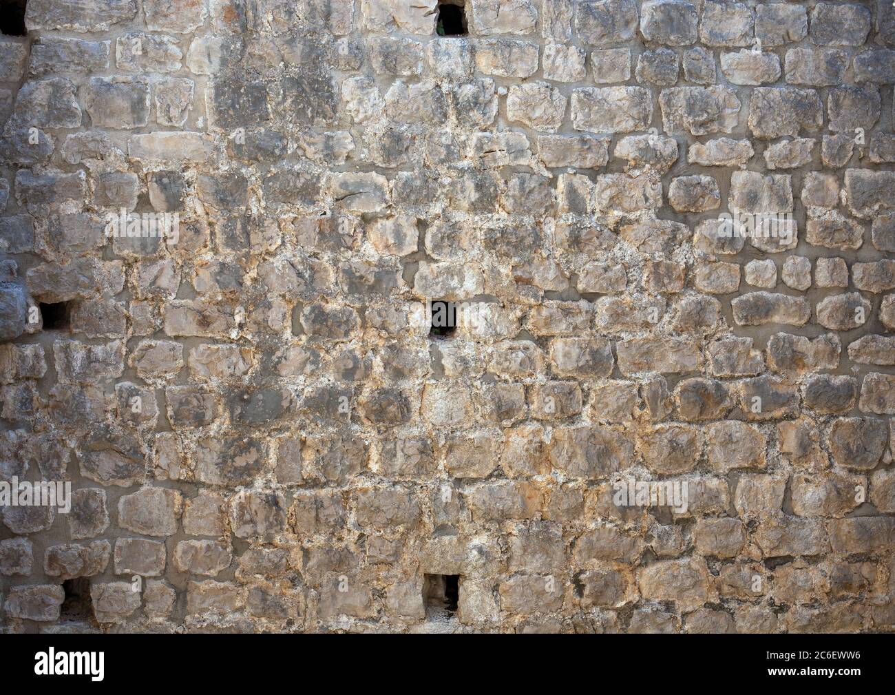 Old medieval stone fort wall texture Stock Photo - Alamy