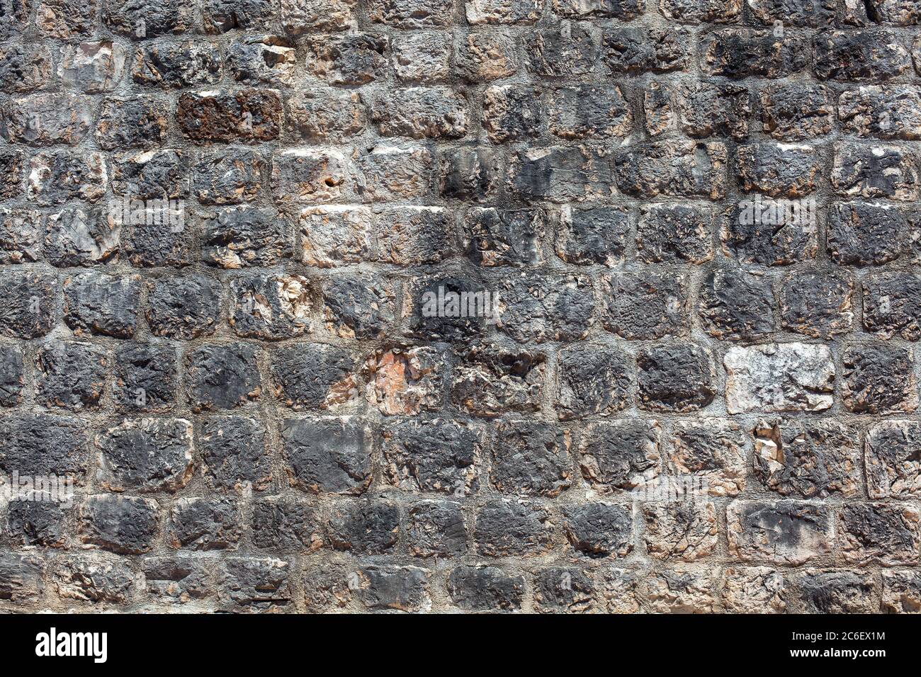 Old medieval stone fort wall texture Stock Photo - Alamy
