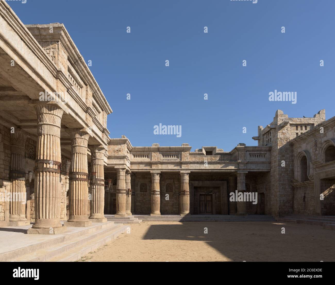 Jerusalem building facade for film set hi-res stock photography and ...