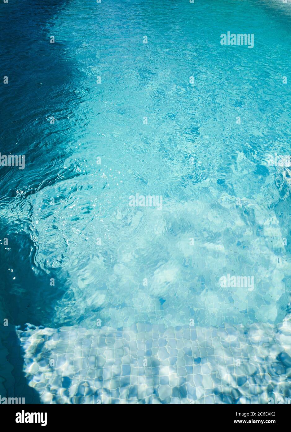 Water in the pool, water texture Stock Photo - Alamy