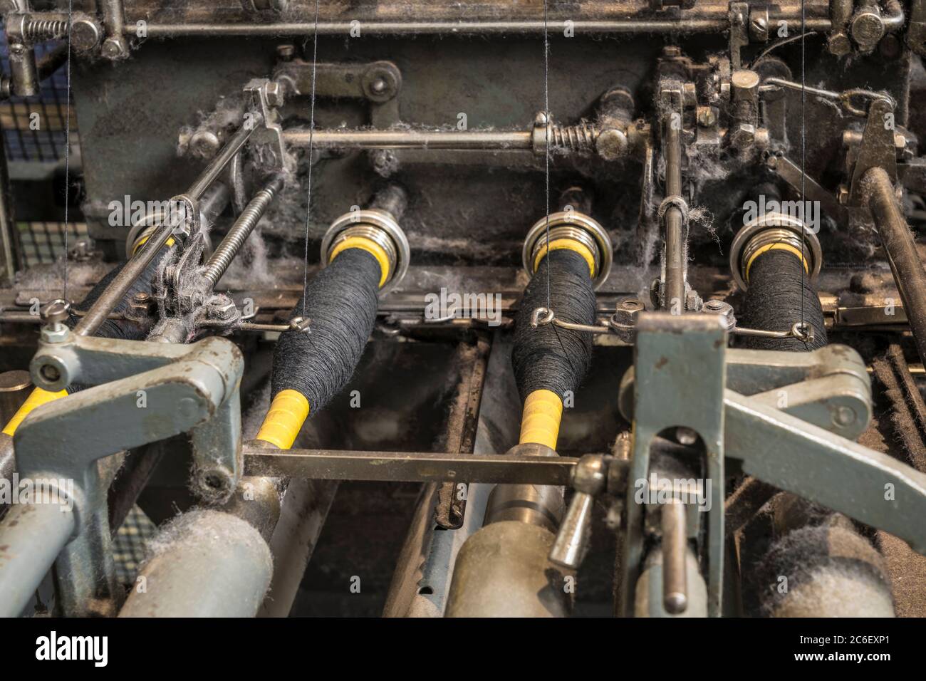 spindles for thread and use in looms Stock Photo - Alamy