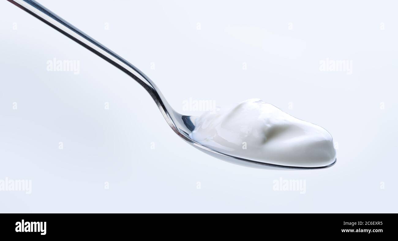 Silver spoon sour cream hi-res stock photography and images - Alamy