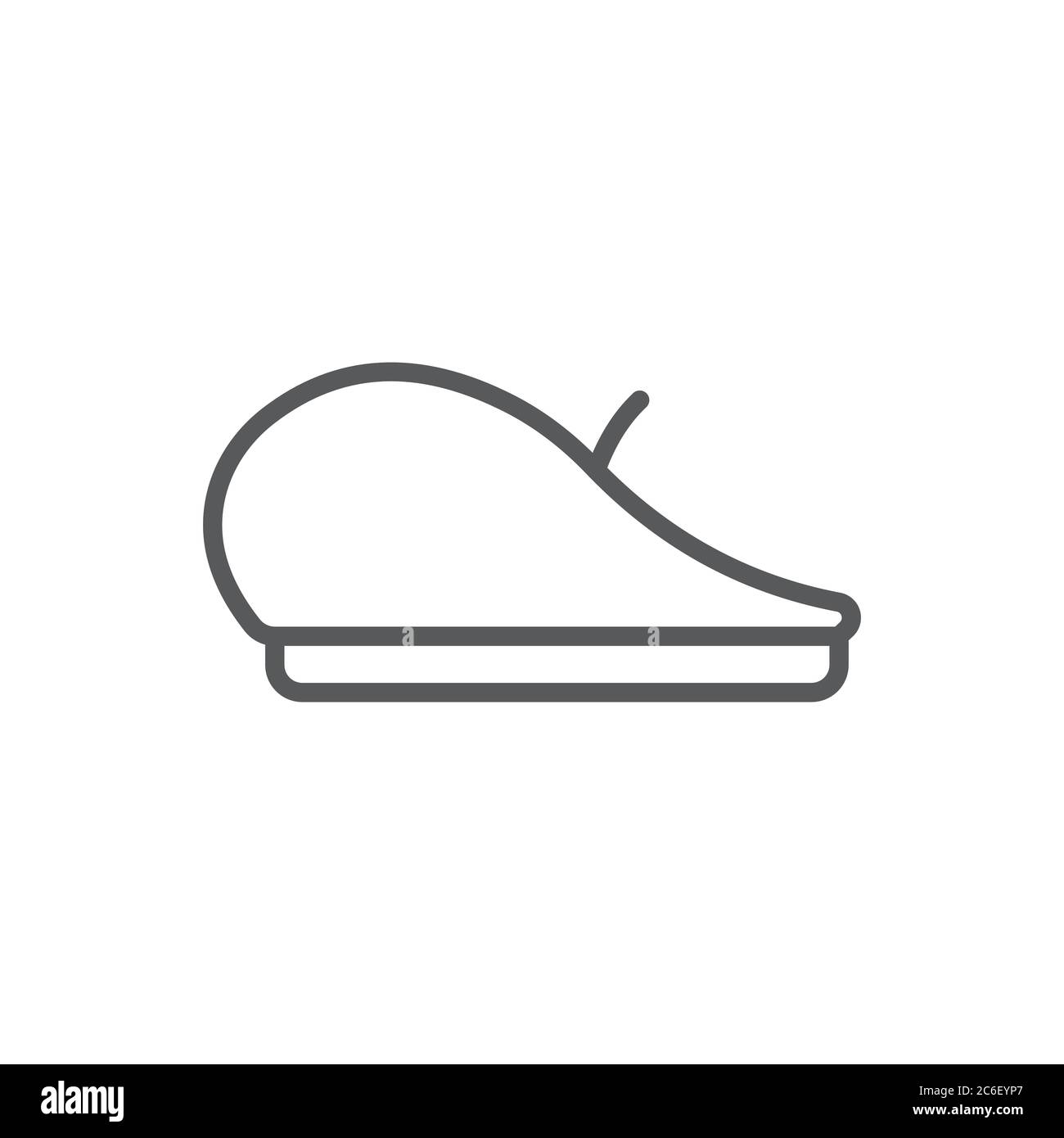 Beret cap vector icon symbol isolated on white background Stock Vector ...