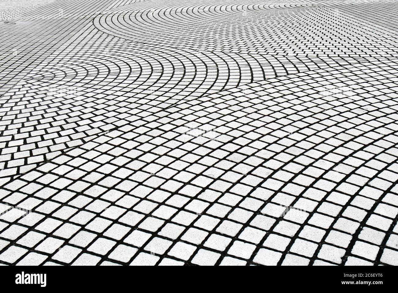Wavy pattern in paving in hi-res stock photography and images - Alamy