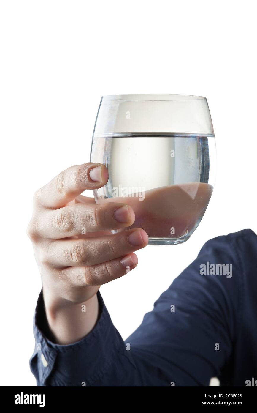 Man hand give transparent hi-res stock photography and images - Alamy