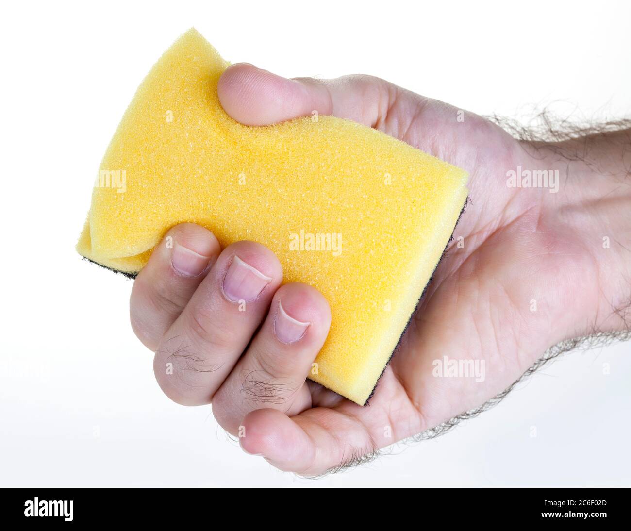 Yellow washing sponge texture hi-res stock photography and images - Alamy