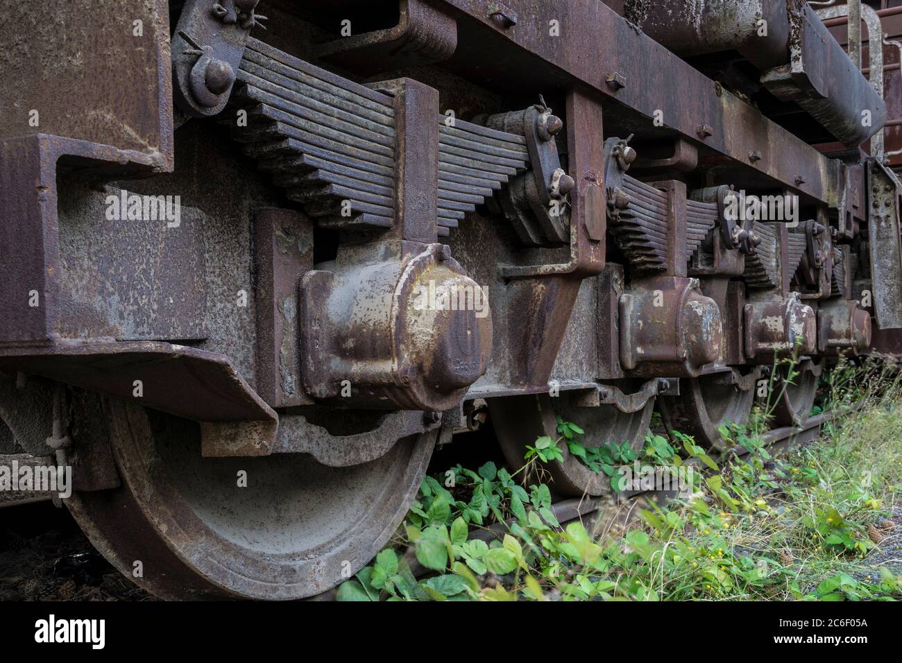 detail of historic railway wheels Stock Photo - Alamy