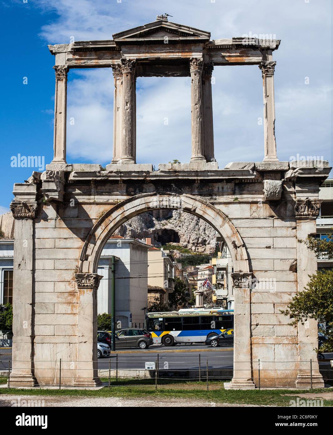 Hadrians arch acropolis hi-res stock photography and images - Alamy